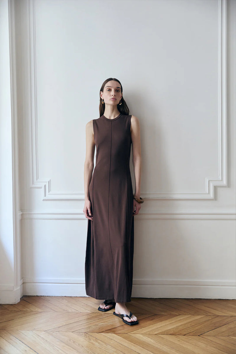 Helene Brown Dress – Bahamonde